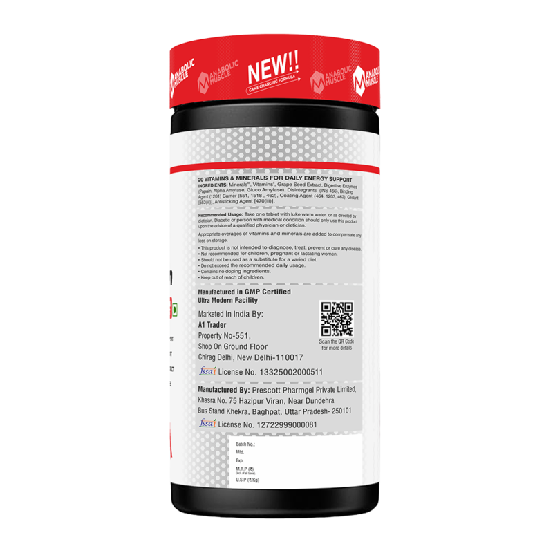 Anabolic Muscle Multivitamin 60Tabs – Anabolics Muscle